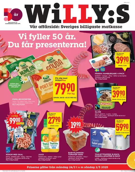 Willys i Åmål | Erbjudanden & Reklamblad februari | Tiendeo