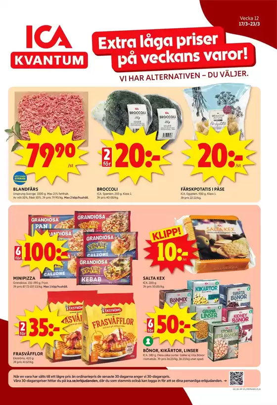 ICA Kvantum i Sollefteå | Erbjudanden & Reklamblad mars | Tiendeo