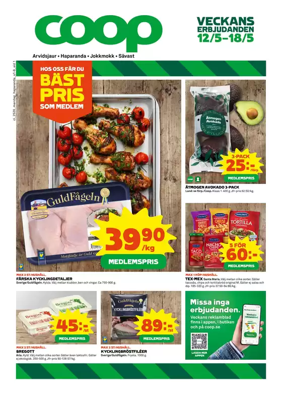 Coop i Jokkmokk | Erbjudanden & Reklamblad maj | Tiendeo