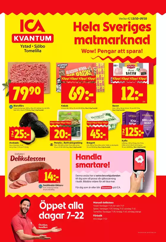 ICA Kvantum Ystad - Almelundsvägen 4 | Erbjudanden & Öppettider | Tiendeo