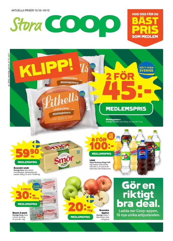 Stora Coop i Kalix | Erbjudanden & Reklamblad oktober | Tiendeo