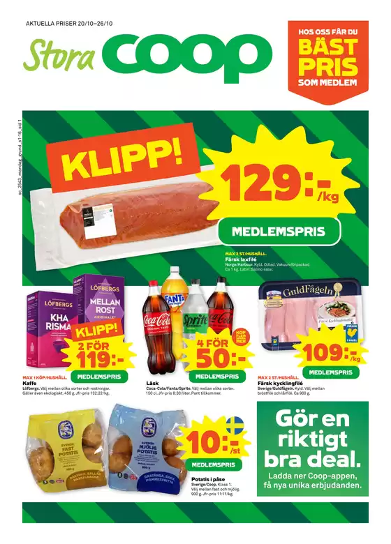 Stora Coop i Gällivare | Erbjudanden & Reklamblad oktober | Tiendeo