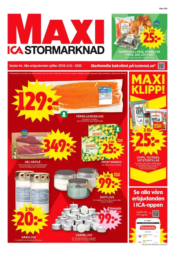 ICA Maxi i Haparanda | Erbjudanden & Reklamblad oktober | Tiendeo